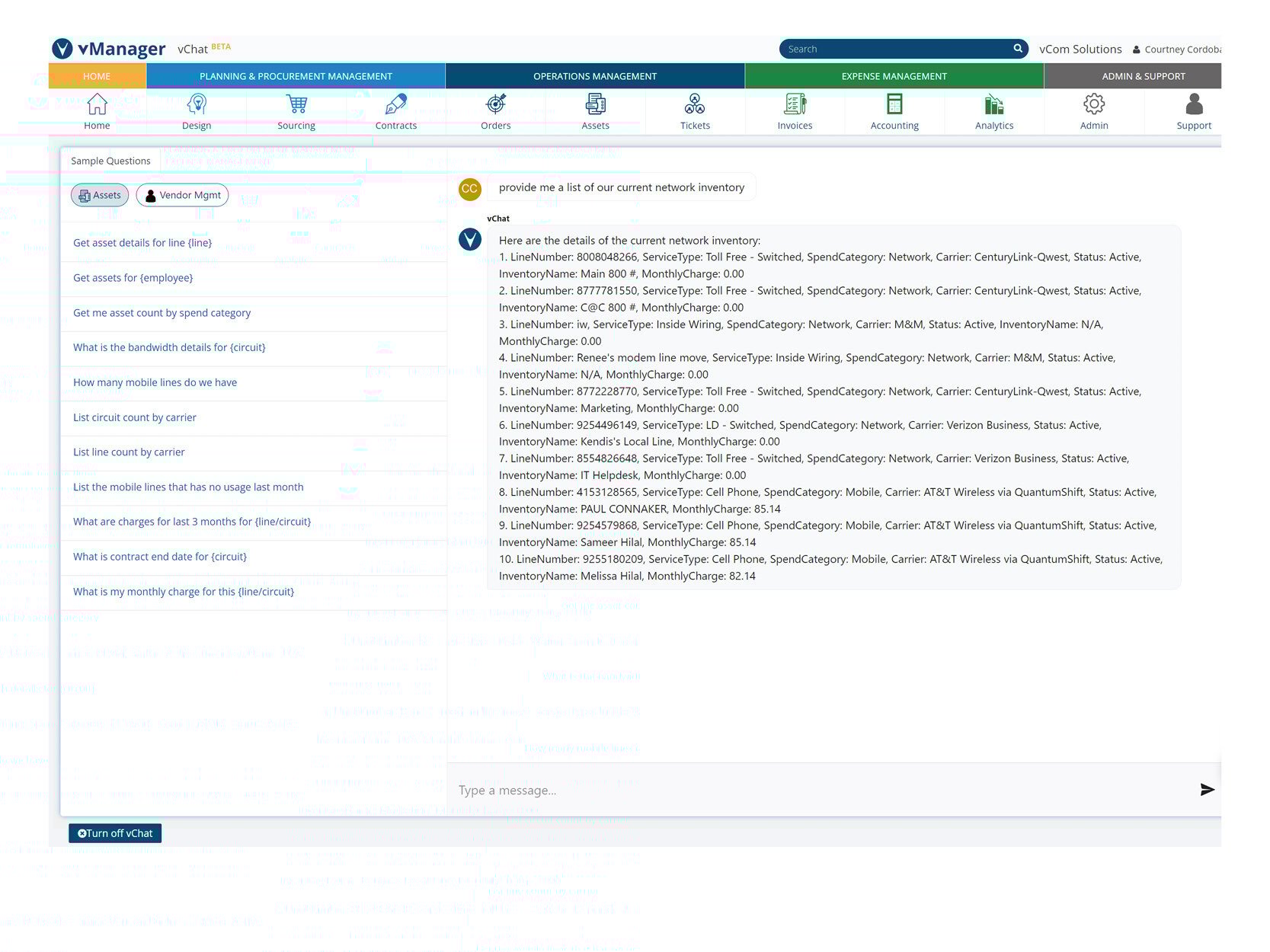 vManager | IT Management Platform | TEM Software | vCom